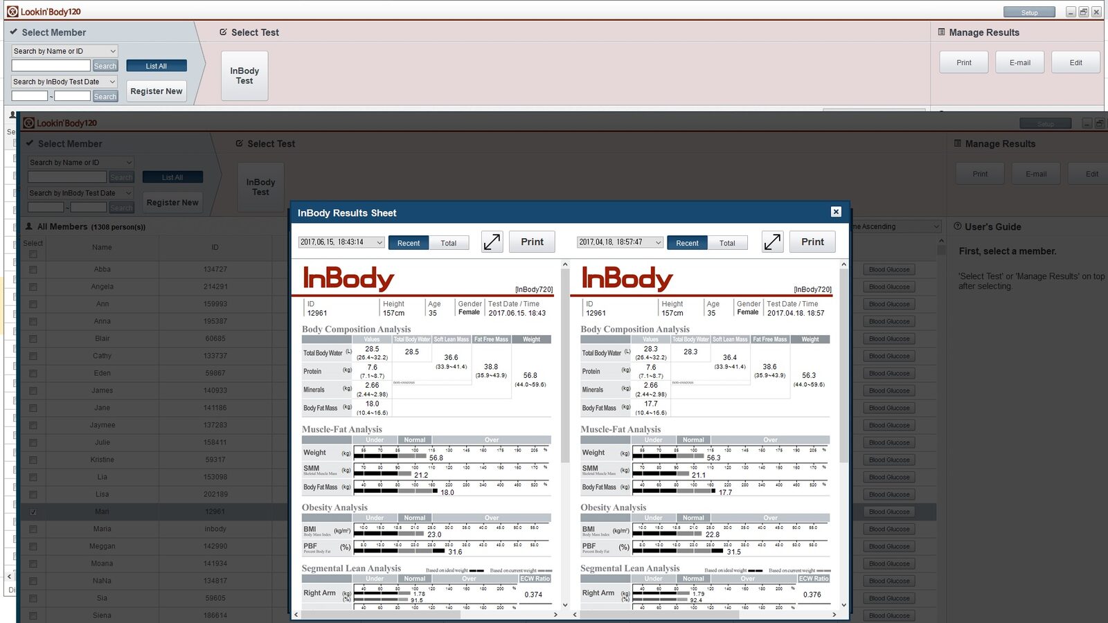 LookinBody 120 | InBody Kiosk Software — Self-Service Body Composition